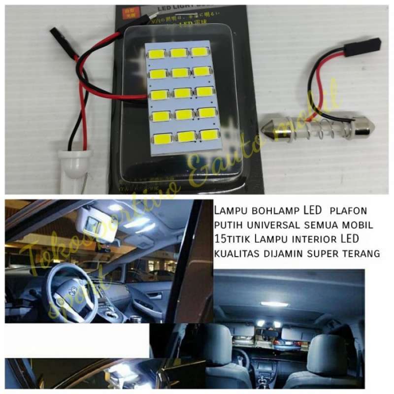 Promo Lampu Led Plafon Mobil 15titik Led Lampu Interior Led Universal ...