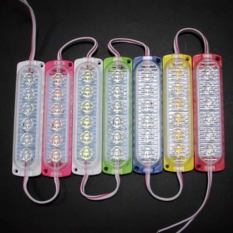 Promo Lampu Led Modul Ultrasonik Truk 24v Nyala Diam 6 Led 1,2 Watt - Rgb Diskon 49% Di Seller ...