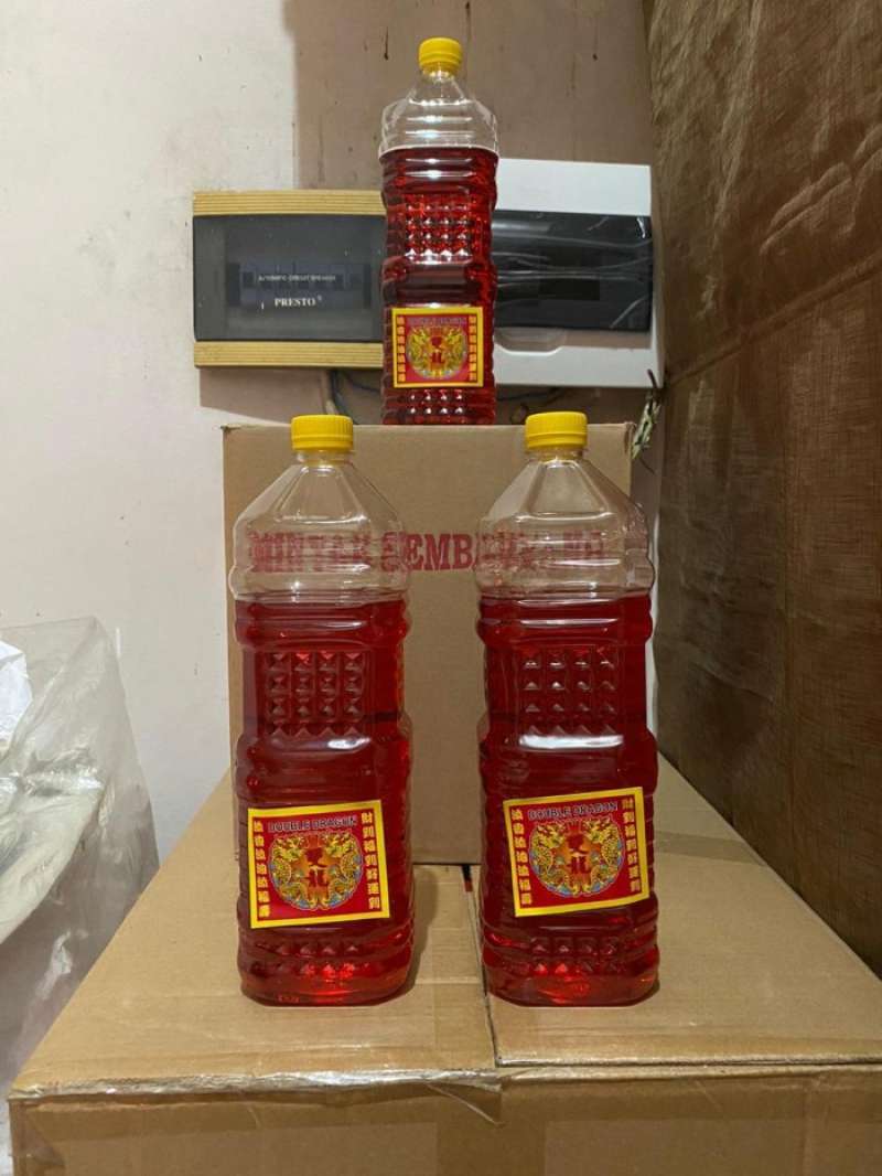 Jual Minyak Sembahyang Merah Double Dragon 2 Liter / Minyak Sembayang ...