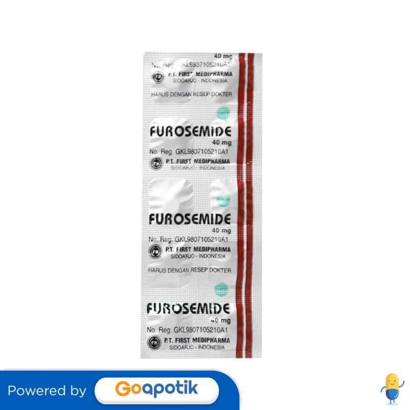 Jual Furosemide First Medifarma 40 Mg Strip 10 Tablet Di Seller Apotek ...