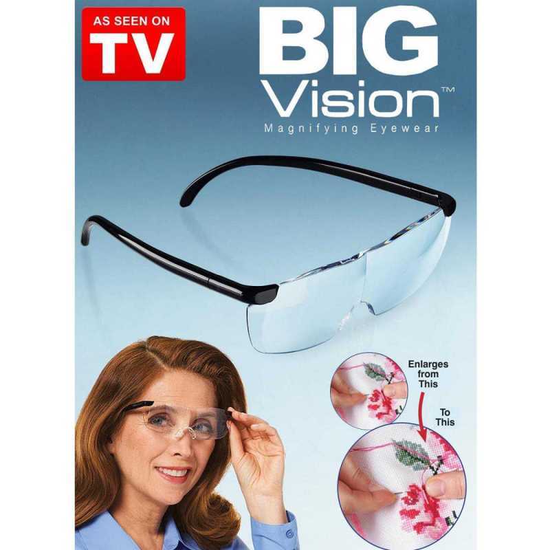 Jual Big Vision Kacamata Pembesar Magnifying Glass 160% Magnification ...