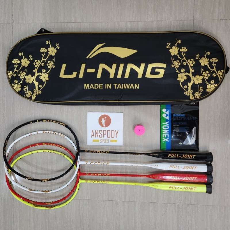 Promo Raket Badminton Lining T Series Macan Full Carbon Max 38lbs ...