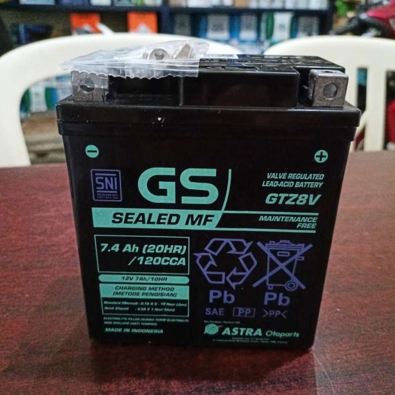 Jual Aki Xmax / Gs Mf Gtz8v 12v 7ah Astra Otoparts/aki Cbr 250 R25 Di Seller Medan_parts - Jln ...