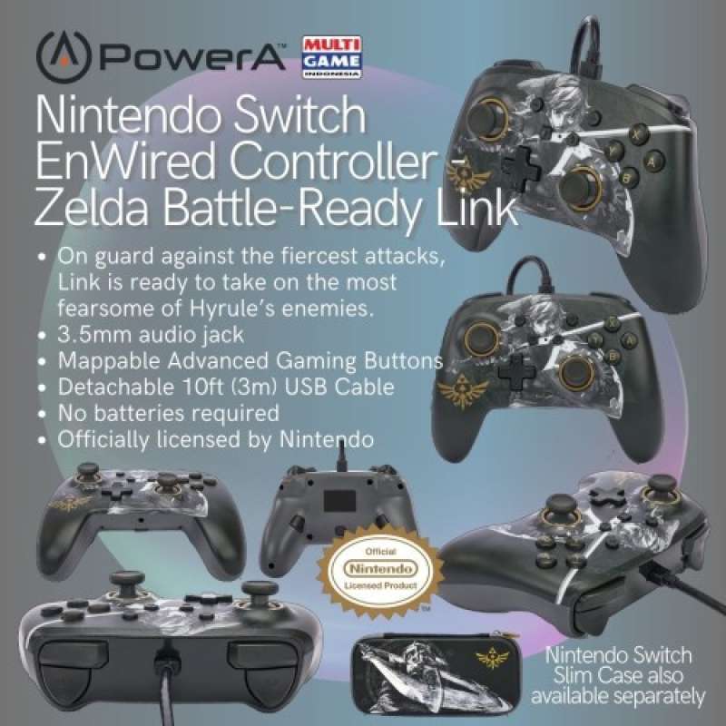 Promo Promo- Powera Switch Enhanced Wired Controller Garansi 1 Tahun ...