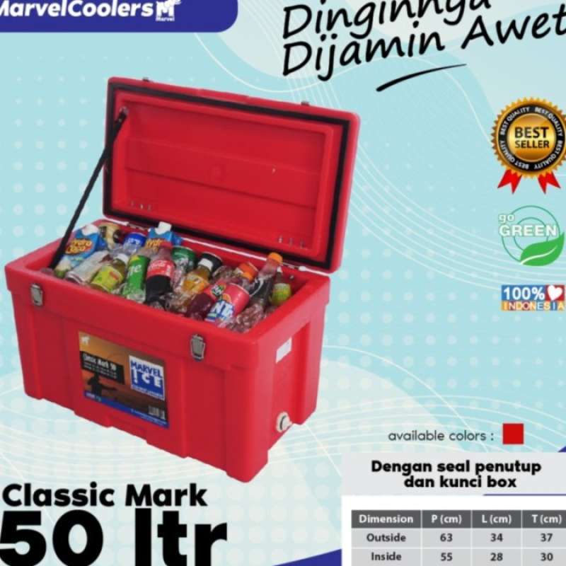 Promo Termurah Cooler Box 50 Liter Besar Cool Coolbox Ice Es Pendingin ...