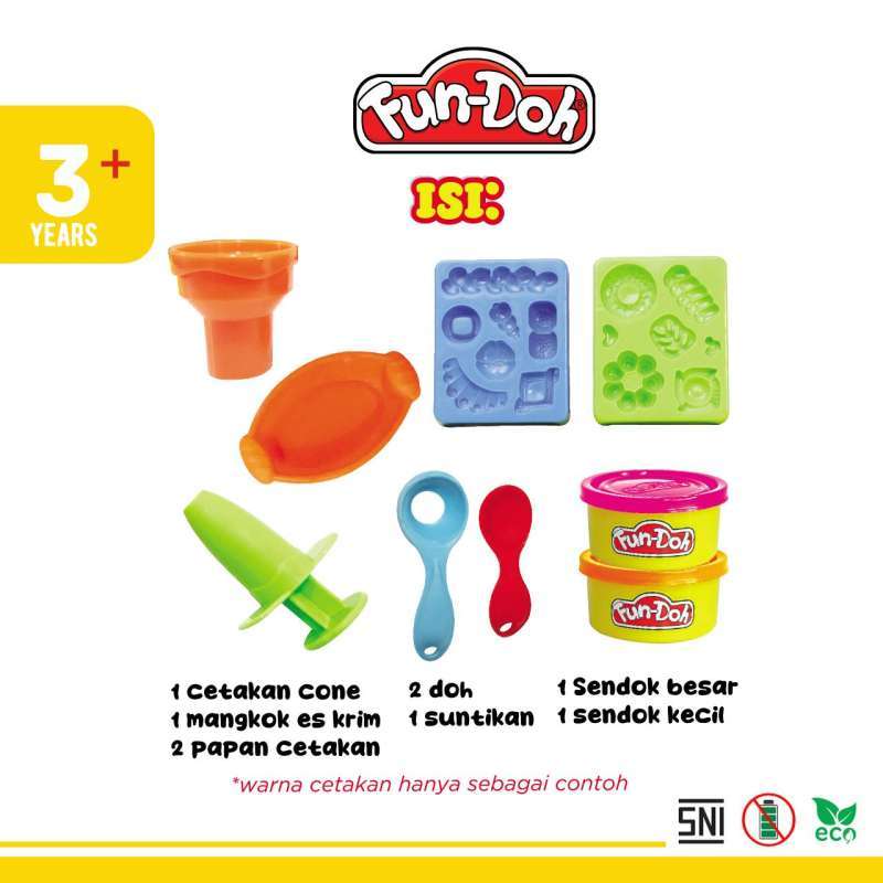 Promo Fundoh Es Krim Bucket Mainan Edukasi Anak Lilin Clay Plastisin ...
