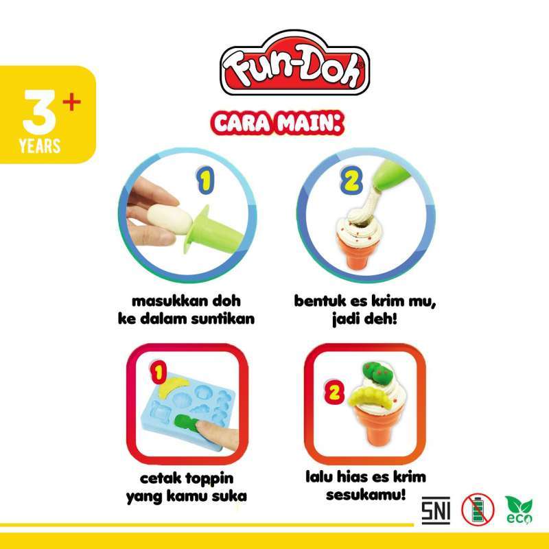 Promo Fundoh Es Krim Bucket Mainan Edukasi Anak Lilin Clay Plastisin ...