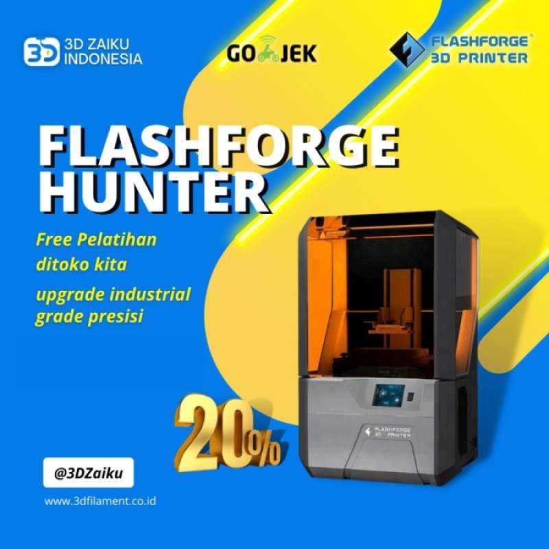 Promo Sla Dlp 3d Printer Flashforge Hunter Upgraded Industrial Grade ...