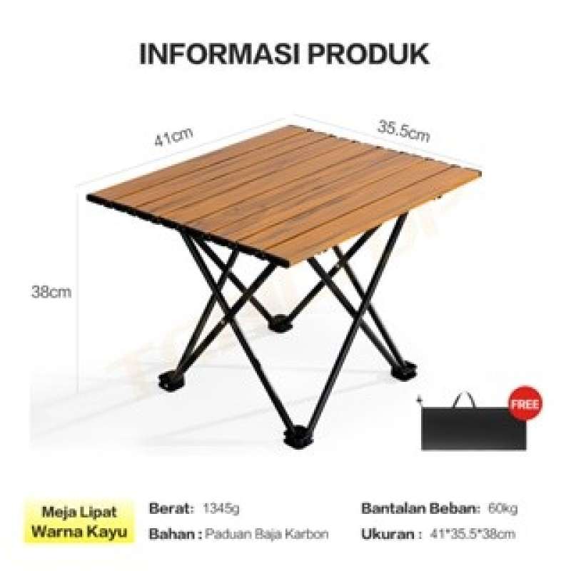 Jual [ready] Trailtop Meja Camping Lipat Baja Karbon Meja Lipat Outdoor ...