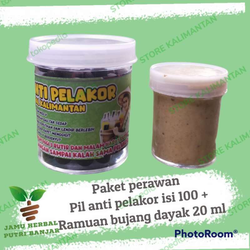 Jual Pil Anti Pelakor 100 Butir + Ramuan Bujang Dayak 20 Ml Di Seller ...