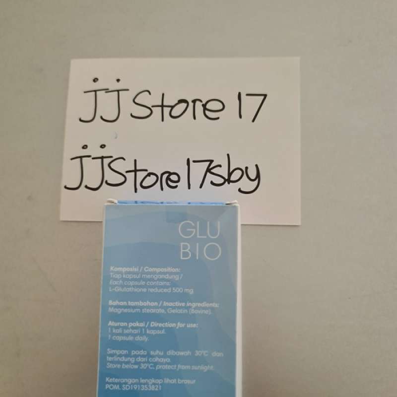 Jual Glubio Glutathione Original 1box Isi 30 Kapsul Di Seller More-id ...