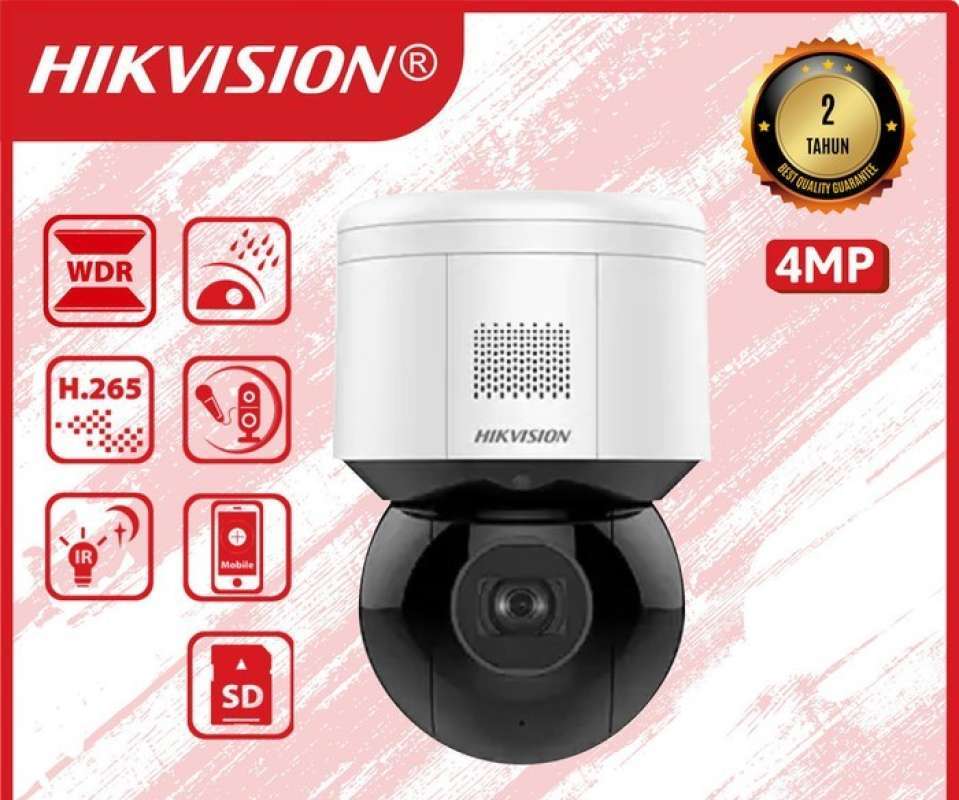 Promo Ds-2de3a404iwg-e - Hikvision Ip 4mp 4x Zoom Mini Ptz Dome Camera ...