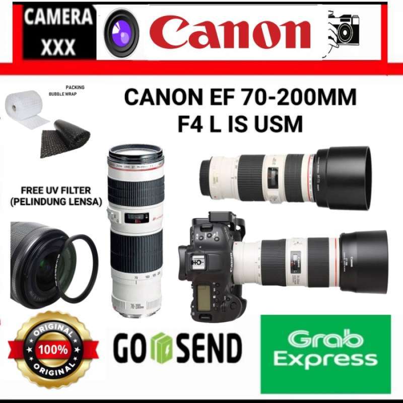 Promo Canon Ef 70-200mm F4 L Usm / Lensa Tele Canon 70-200mm F4 L Usm ...