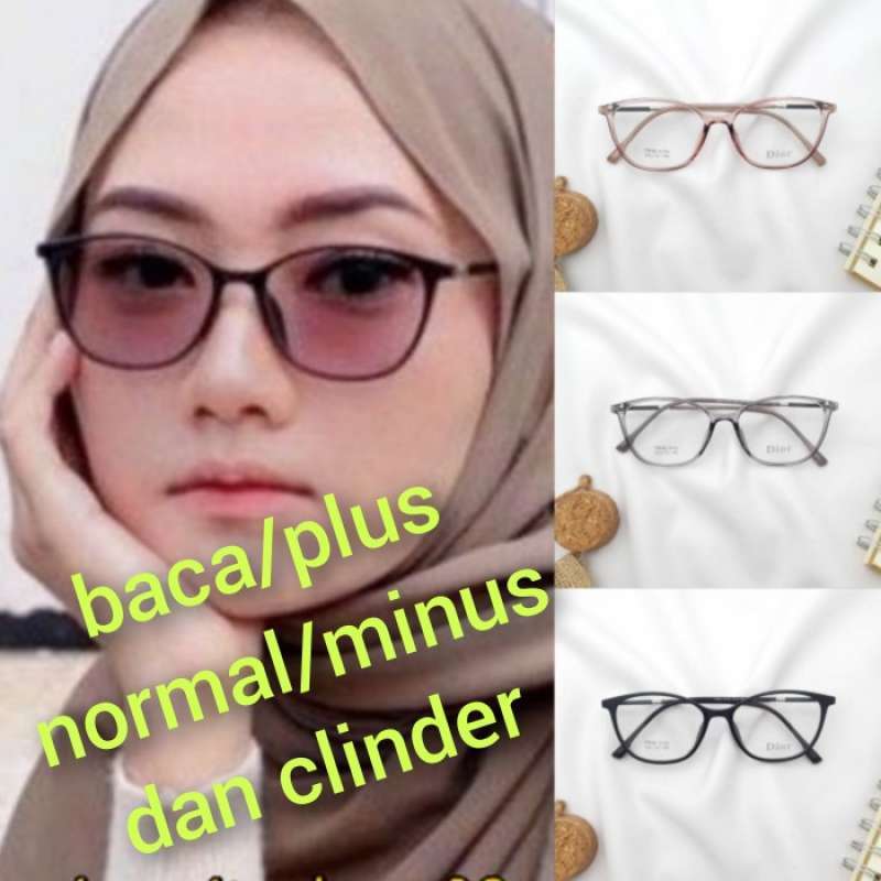Promo Kacamata Minus Plus Selinder Normal - Hitam, Anti Radiasi Diskon ...