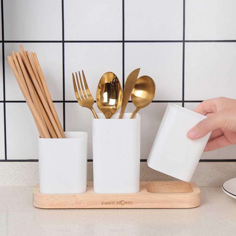 Jual Rak Organizer Dapur Tempat Sendok Garpu 3 Gelas Ll251 Rak Dinding ...