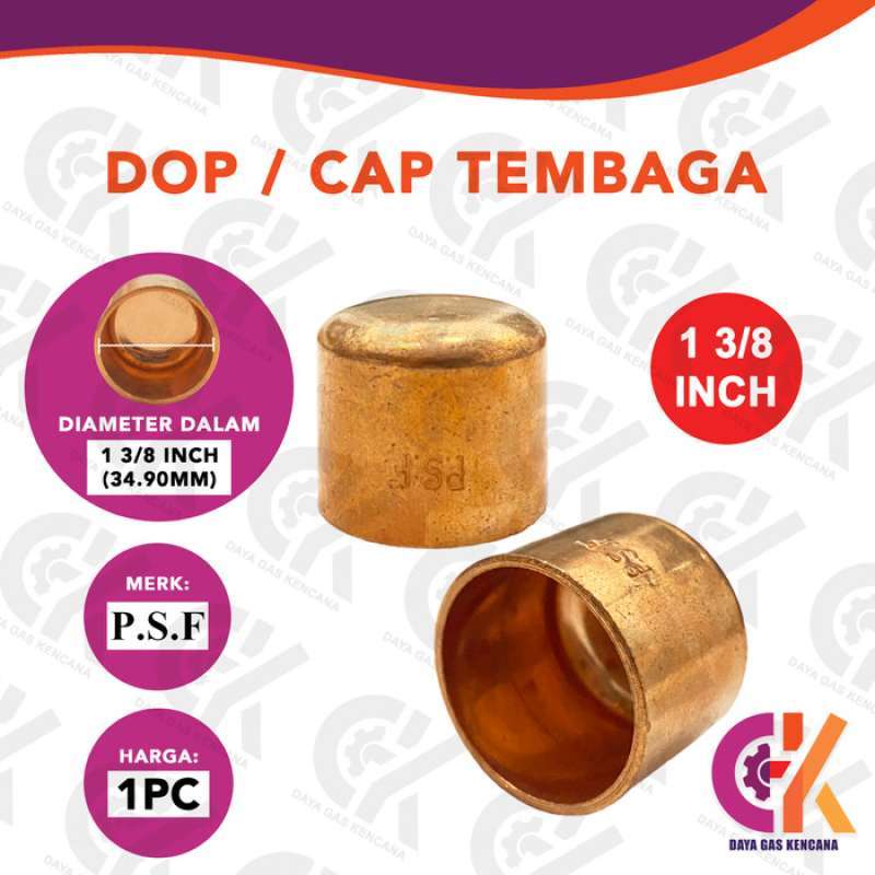Promo Promo- Dop Tembaga Pipa Psf 1 3/8 Inch Inci // Copper End Cap 34 ...
