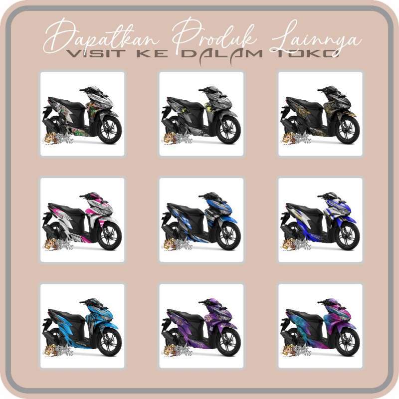 Jual Decal Vario125 2023 Full Body Stiker Full Body Motor Honda Vario 125 New 2023 2024 - Aurora ...