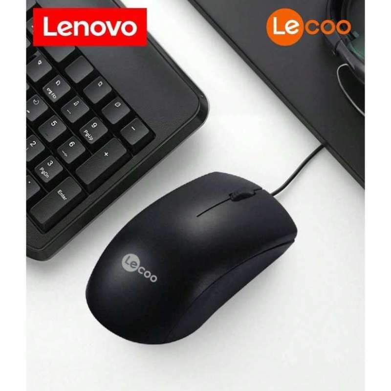 Jual Lecoo Mouse Wired Optical 1000 Dpi Ms100 Aksesoris Sandal Dasbor ...