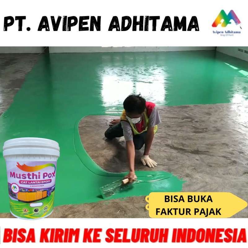 Jual Cat Lantai Epoxy Bodycoat Musthi Pox 20 Kg Mengkilat Utk Carport ...