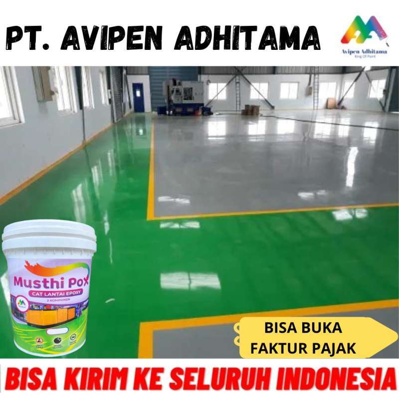 Jual Cat Lantai Epoxy Bodycoat Musthi Pox 20 Kg Mengkilat Utk Carport ...