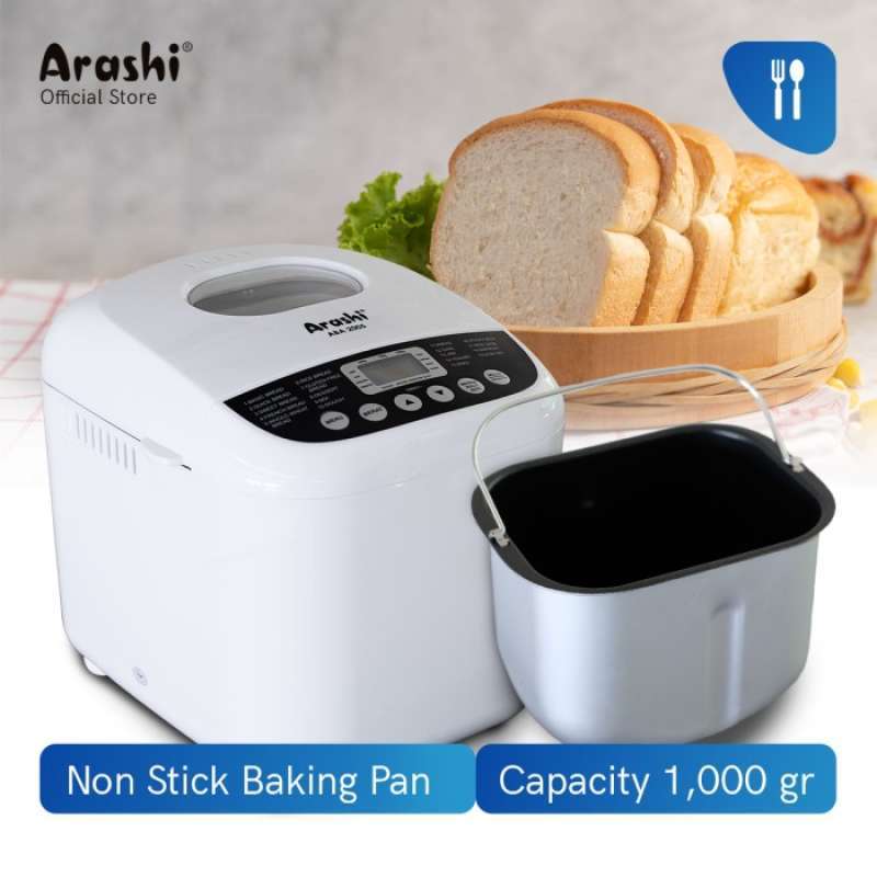 Jual Arashi Digital Bread Maker Aba 2005 / Mesin Pembuat Roti Otomatis ...