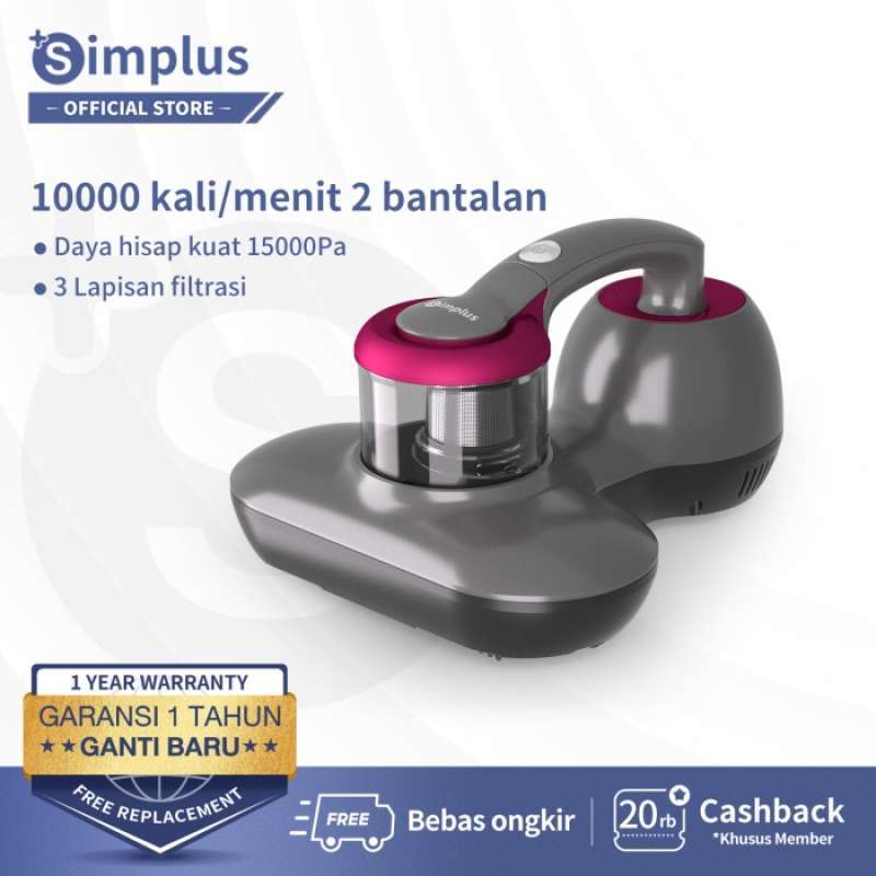 Jual Simplus Anti Dust Mite Vacuum Cleaner Penyedot Debu Bed Sofa Di ...