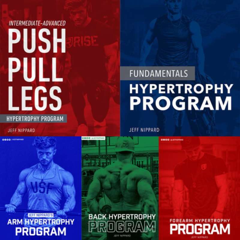 Promo Paket 18 Buku Jeff Nippard Complete Programs Diskon 23% Di Seller ...