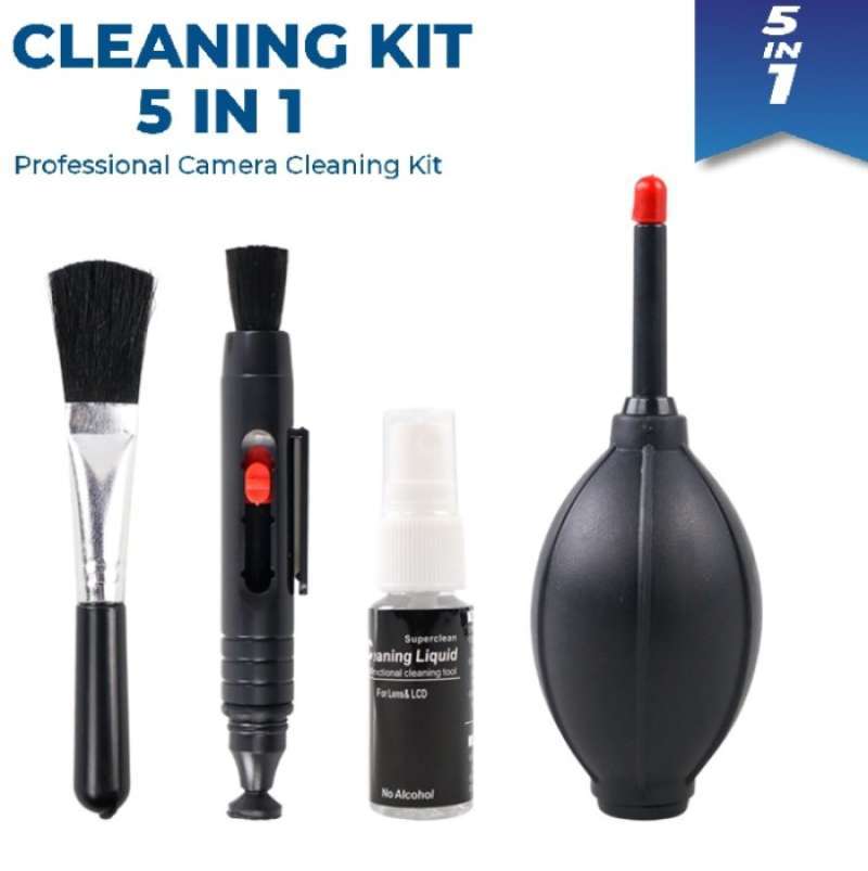 Jual Cleaning Kit 5 In 1 Professional Camera Cleaning Kit Di Seller ...