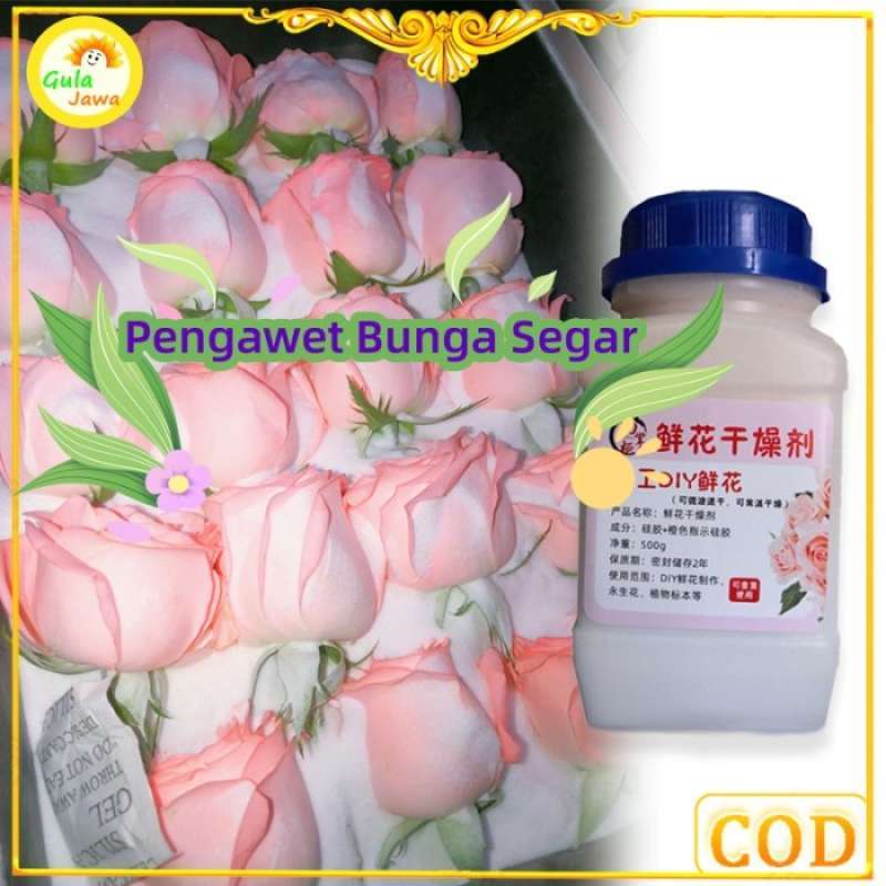 Jual 500gr Silica Gel Powder /pengawet Bunga Yang Praktis Dan Efektif ...