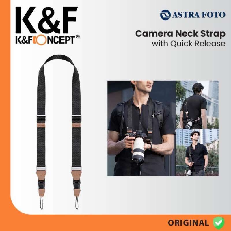 Jual Knf Concept Camera Neck Strap With Quick Release Sony Fuji Canon K ...