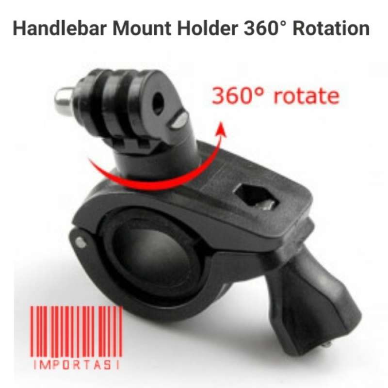 Jual Action Cam 360 Degree Mounting Stang Handlebar Mount Gopro Bpro Osmo Di Seller Circlet ...