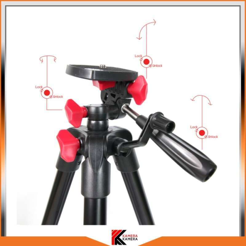 Jual Tripod Takara Raiz 204 Light Weight Tripod For Camera Smartphone ...