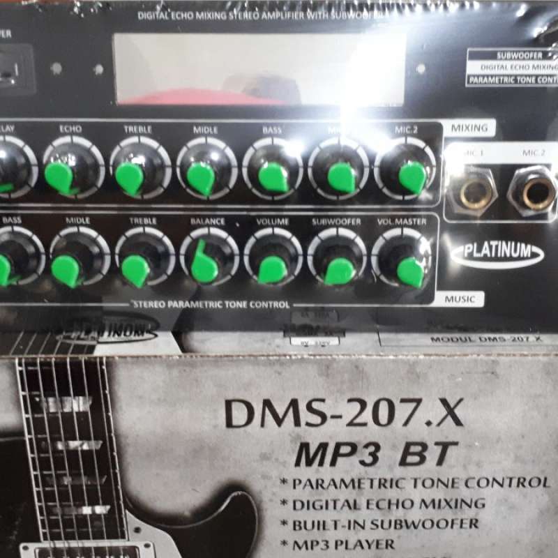 Jual Kit Tone Control Stereo Echo Parametric Dms-207 Panel Mp3 Di ...