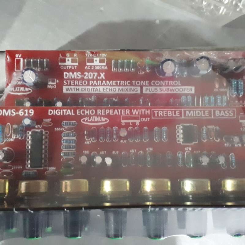 Jual Kit Tone Control Stereo Echo Parametric Dms-207 Panel Mp3 Di ...