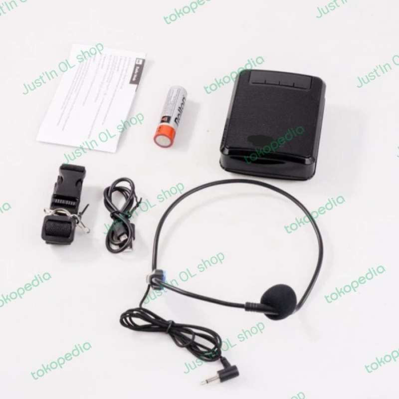 Jual Speaker Pinggang Waistband Tour Guide Leader Guru Mic Toak Megafon ...