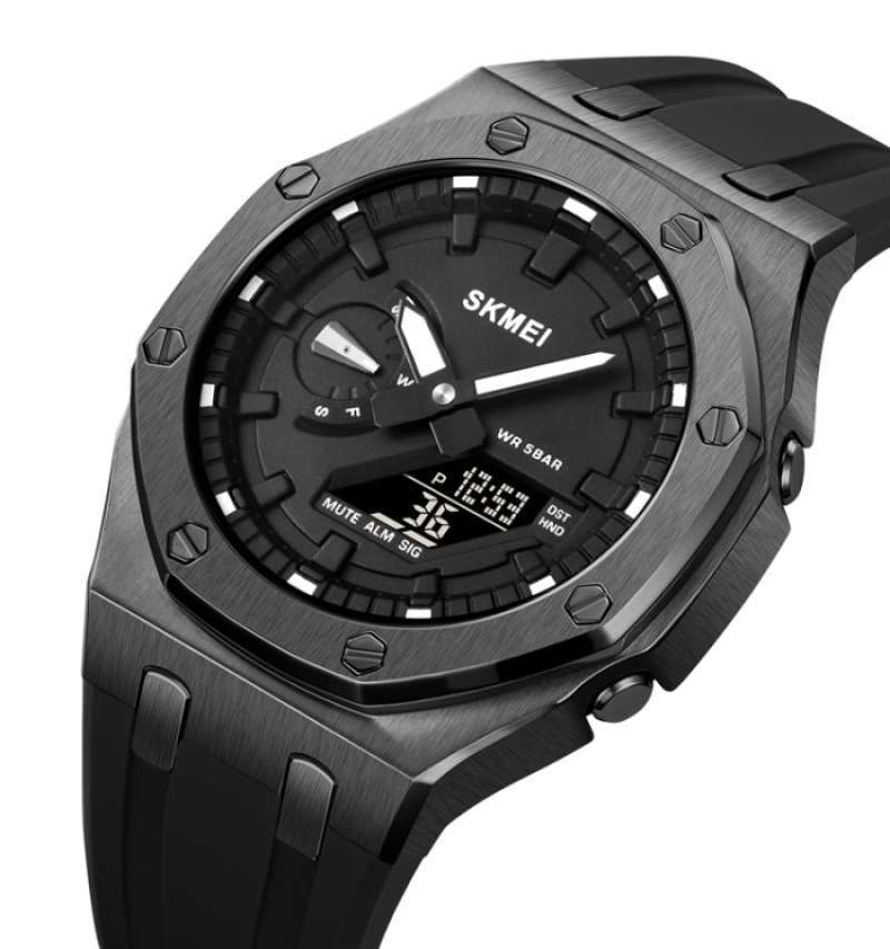 Jual Jam Tangan Pria Skmei 2243 Rubber Body Stell Original - Bb Di ...