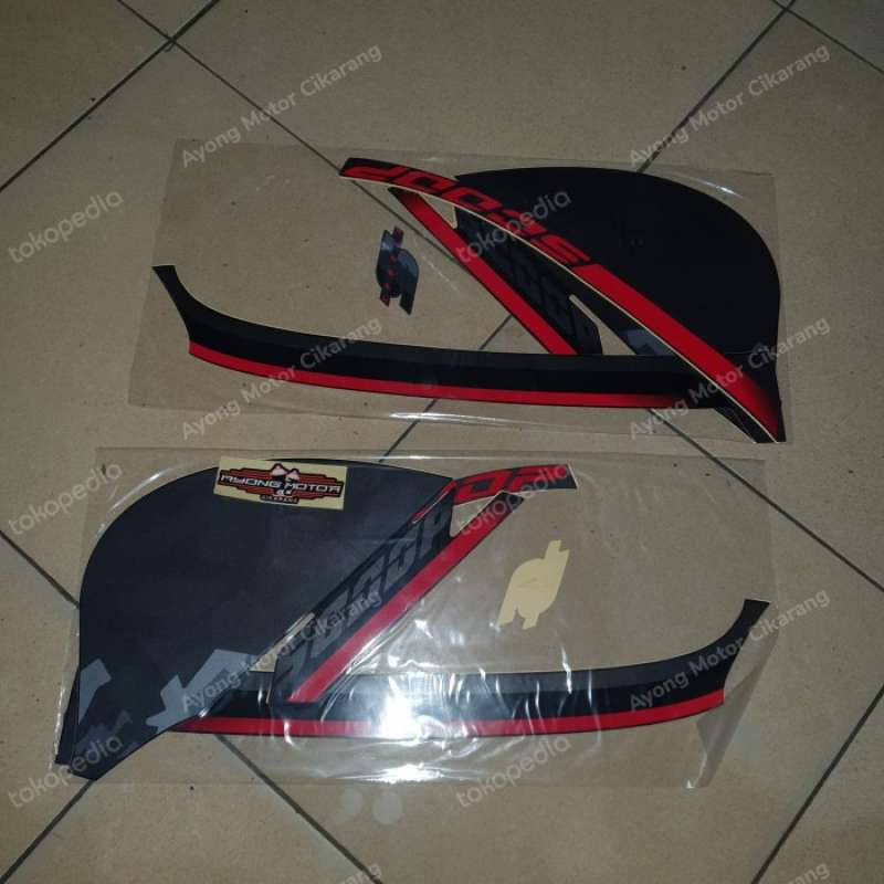Promo Striping New Scoopy Esp Sporty 2021 Hitam Full (merah) Original ...