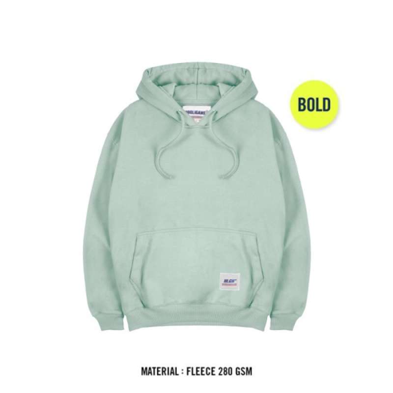 Jual Hooligans Hoodie Bold Netral Sage Green Di Seller Wd_store ...