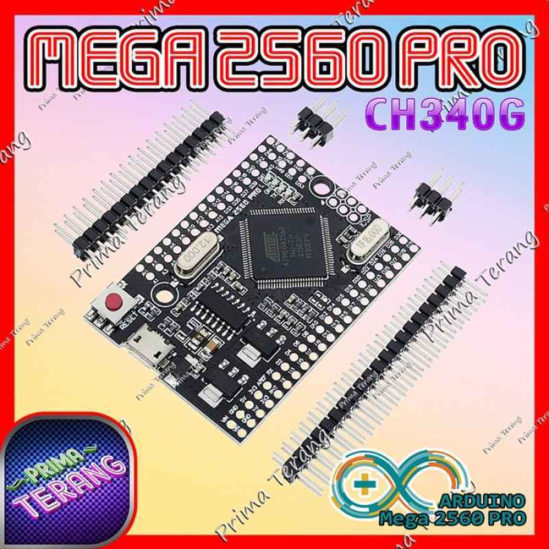 Promo Arduino Mega 2560 Pro Embed Atmega 16au Atmel Ch340g Diskon 26% ...