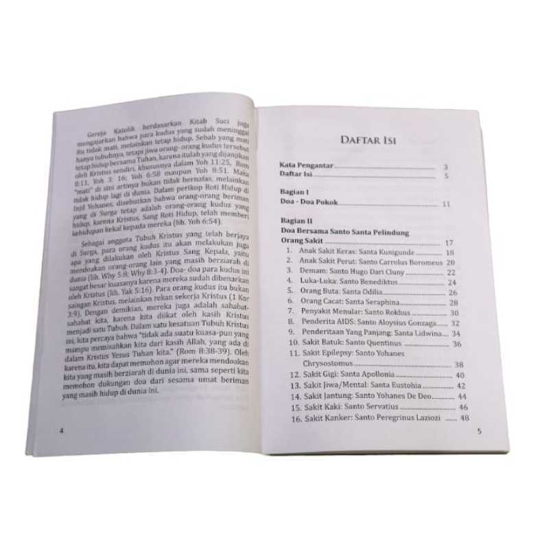 Jual Buku Doa Mukjizat Dan Kuasa Doa Katolik Rohani Aneka Doa Kepada Santo Santa Pelindung Di