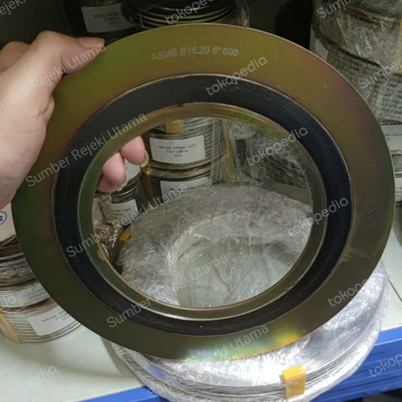 Promo Swg Ansi 600 Carbon Steel Cs 6 Inch / Spiral Wound Gasket Besi ...