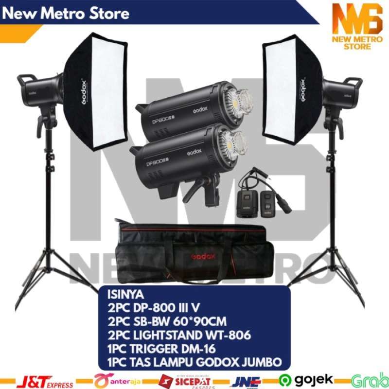 Promo Paket Lampu Studio Flash Godox Dp800iii V Dp-800 Iii V With Bw 60 ...