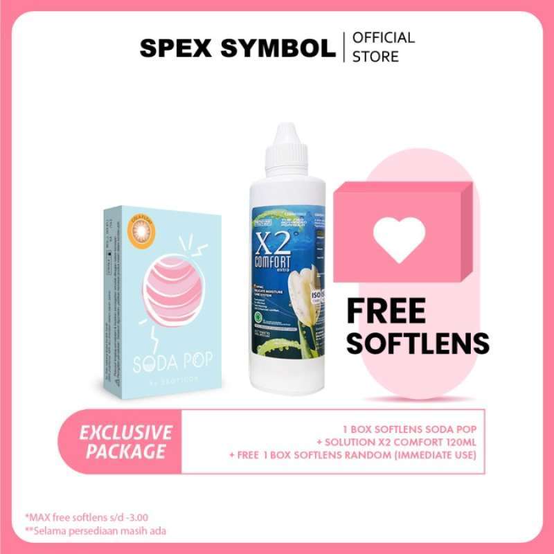 Promo Bundling Soda Pop Cola Float + X2 Comfort 120 Ml + Free Softlens ...