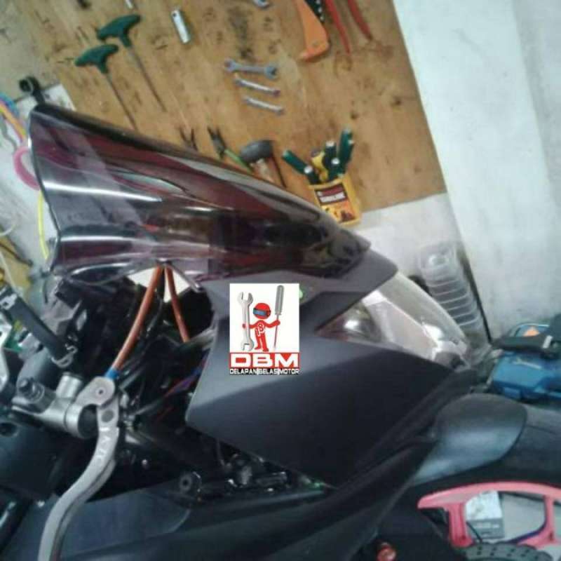 Promo Windshield Jenong Khusus Ninja 250 Rr Mono Smoke Dan Bening ...