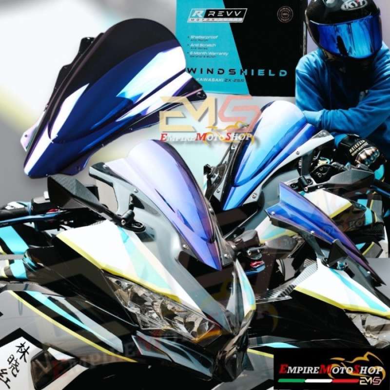 Promo Revv Windshield Zx25r Zx 25 R Zx 25r Iridium Blue Diskon 23% Di Seller Berkah Sejahtera ...