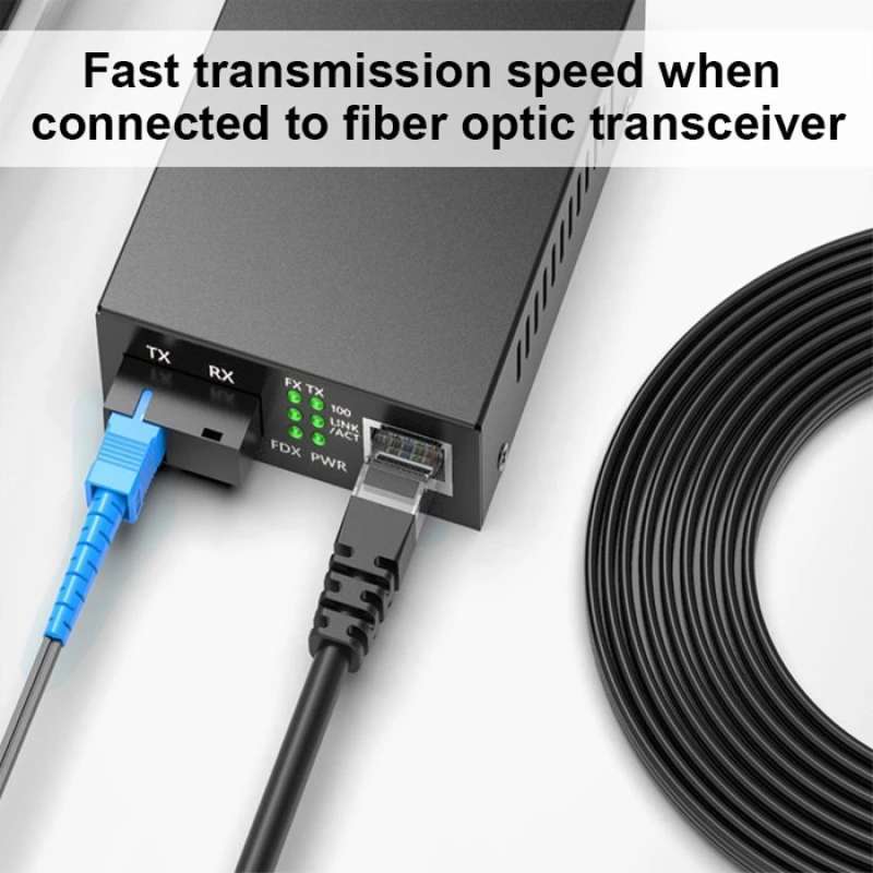 Promo Drop Cable Fiber Optic Sc Single Mode 50m 80m 100m Outdoor ...