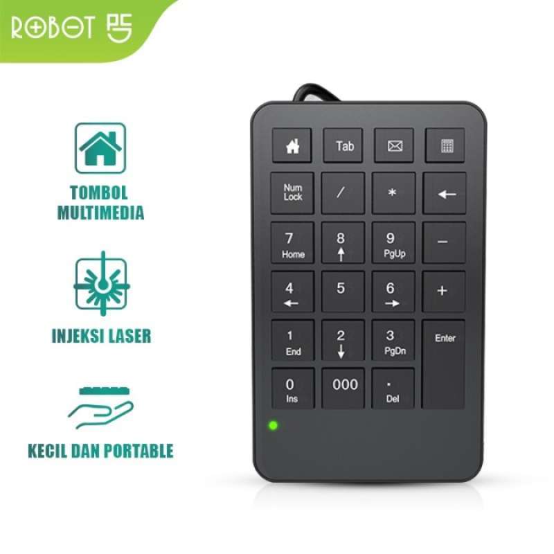 Promo Robot Numpad Keypad Angka Keyboard Numeric Garansi 1 Tahun Diskon ...