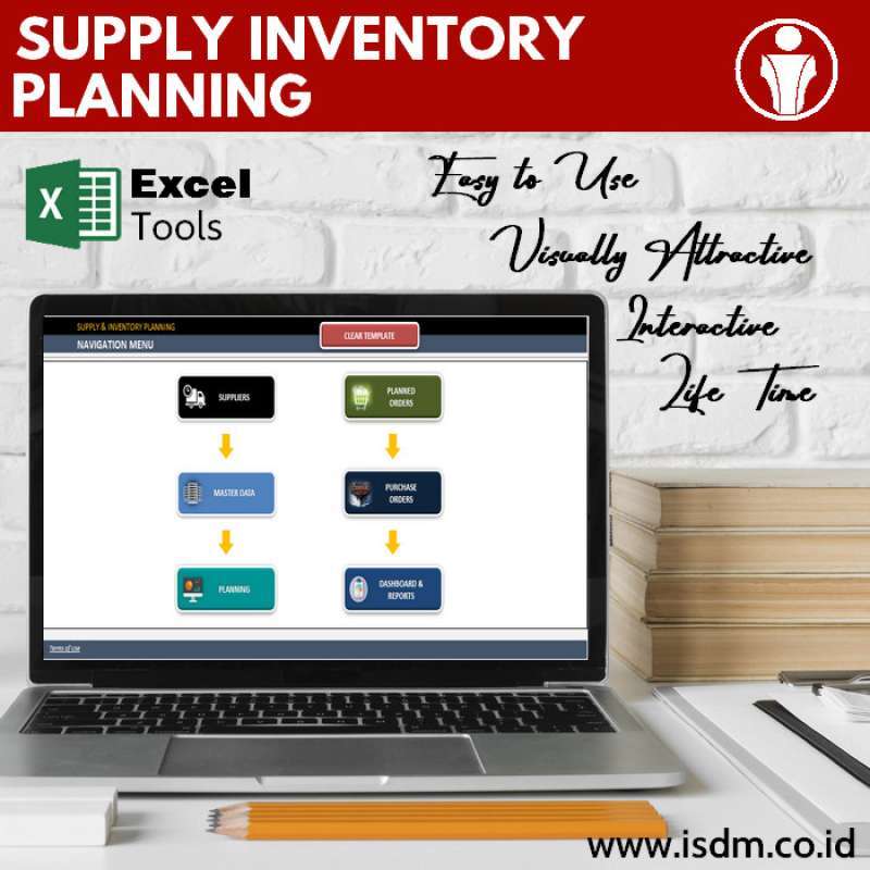 Jual Supply & Inventory Planning Tool | Excel Persediaan & Pergudangan ...