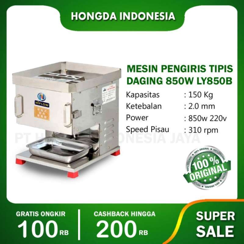 Promo Mesin Pengiris Tipisin Daging Meat Slicer Full Stainless 850w ...