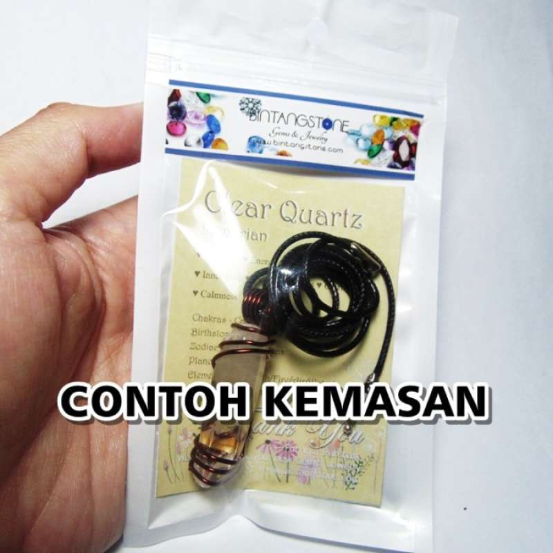 Jual Kalung Pendulum Lemurian Wire Clear Crystal Healing Pointer ...